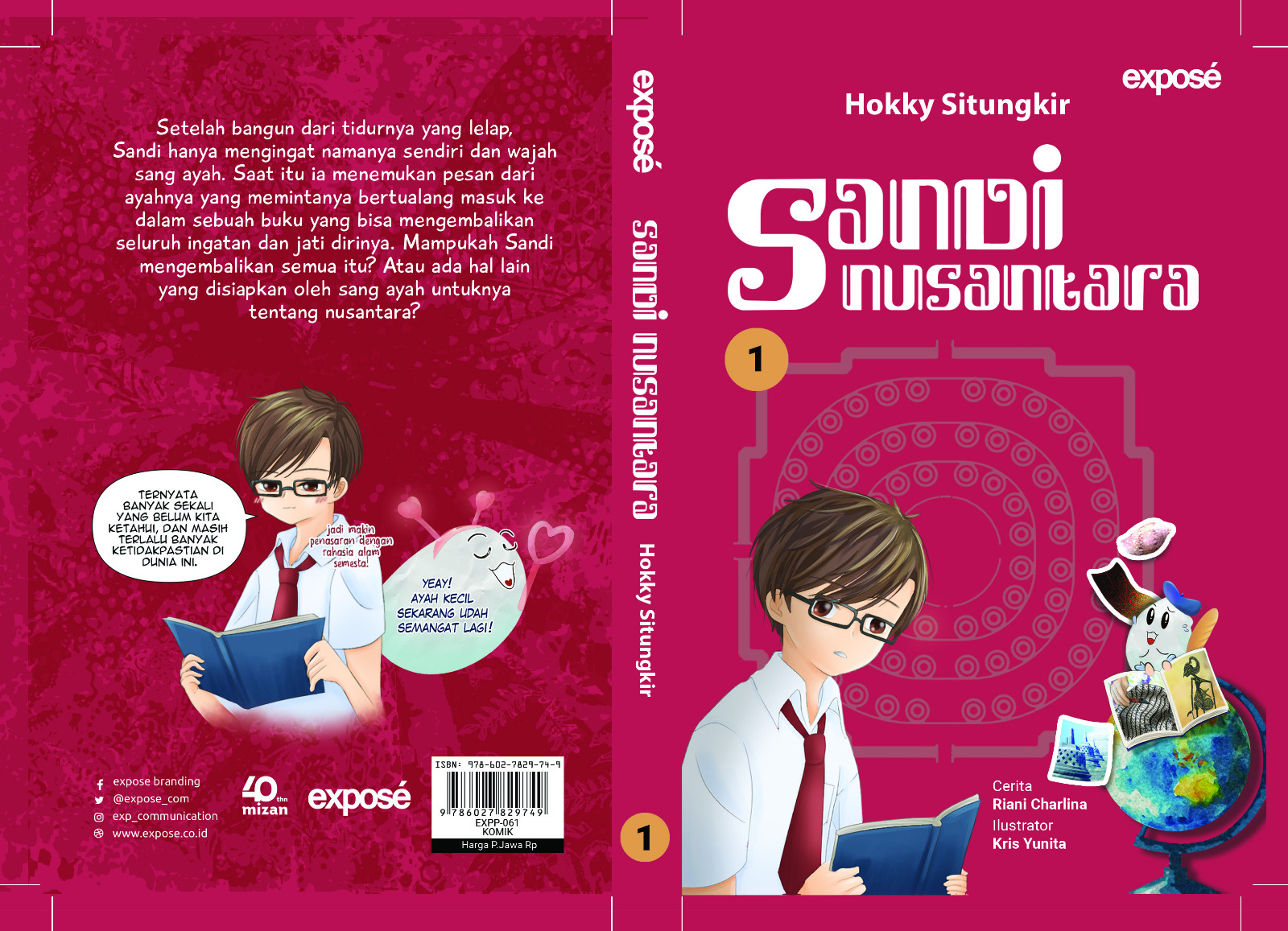 Cover Komik Sandi Nusantara | infobudaya.net